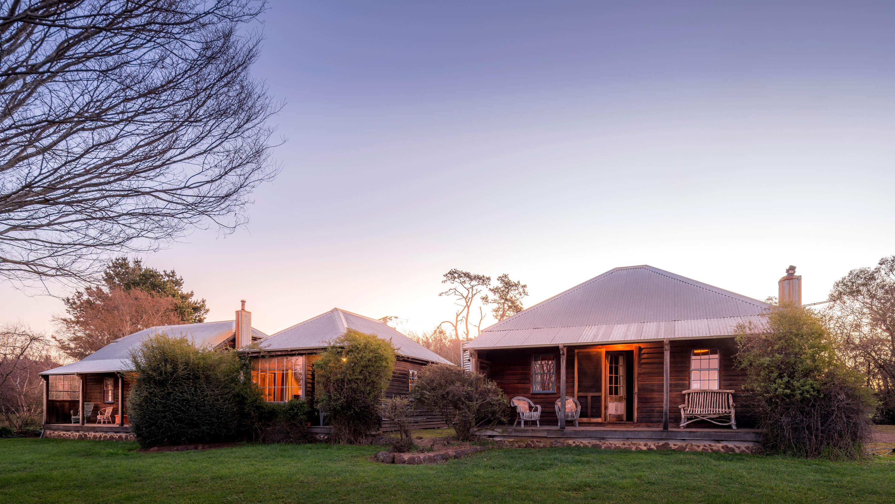 Accommodation in convict-built cottages and rustic farm cottages ...